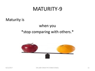 Maturity by adi sankracharya | PDF