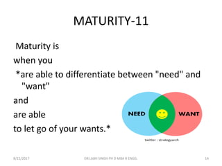 Maturity by adi sankracharya | PDF