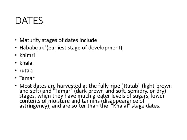 Maturity indices for harvesting fruits | PPTX