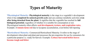 Maturity Indices in different horticultural crops | PPT