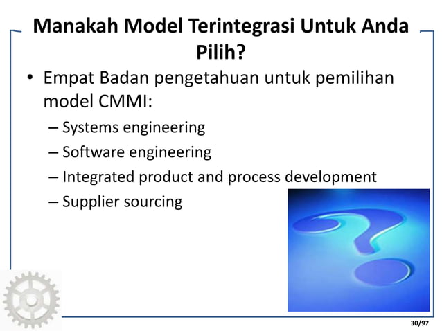 MATURITY LEVEL - CMMI CREATED BY RAMBOE.ppt