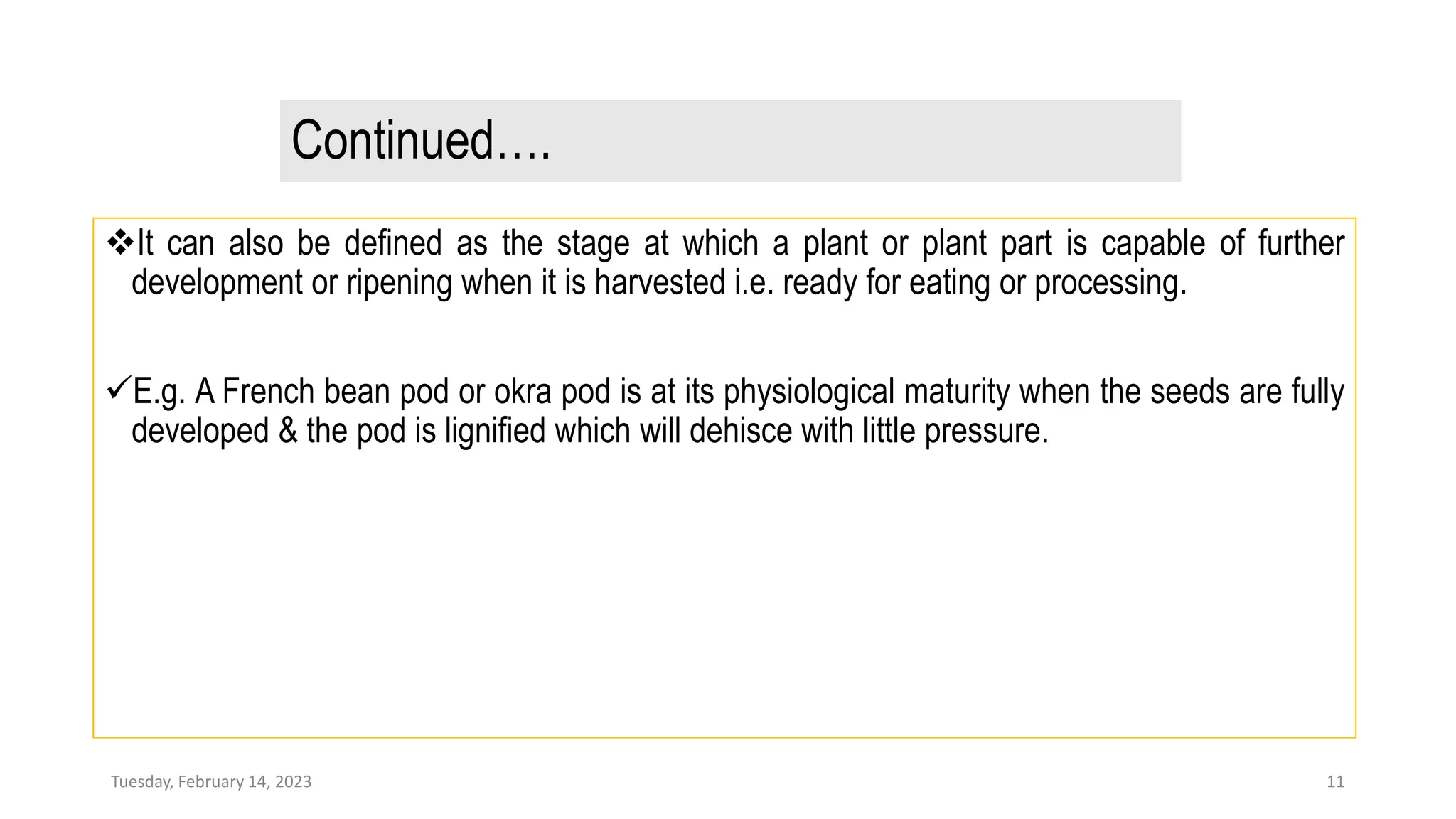 Maturity & Maturity Indices of Fruits & Vegetables ppt 2023.pptx
