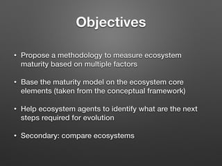 Maturity model for Startup Ecosystems | PDF | Startups | Business