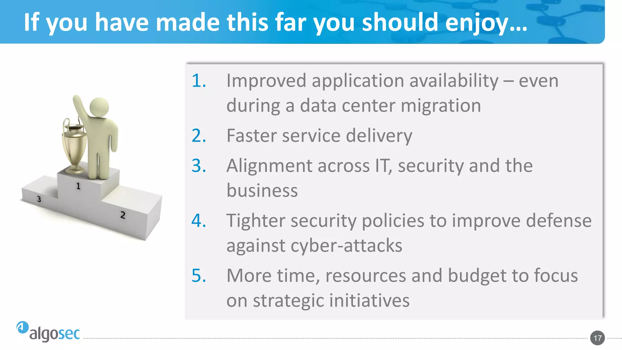 The Security Policy Management Maturity Model: How to Move Up the Curve | PPT