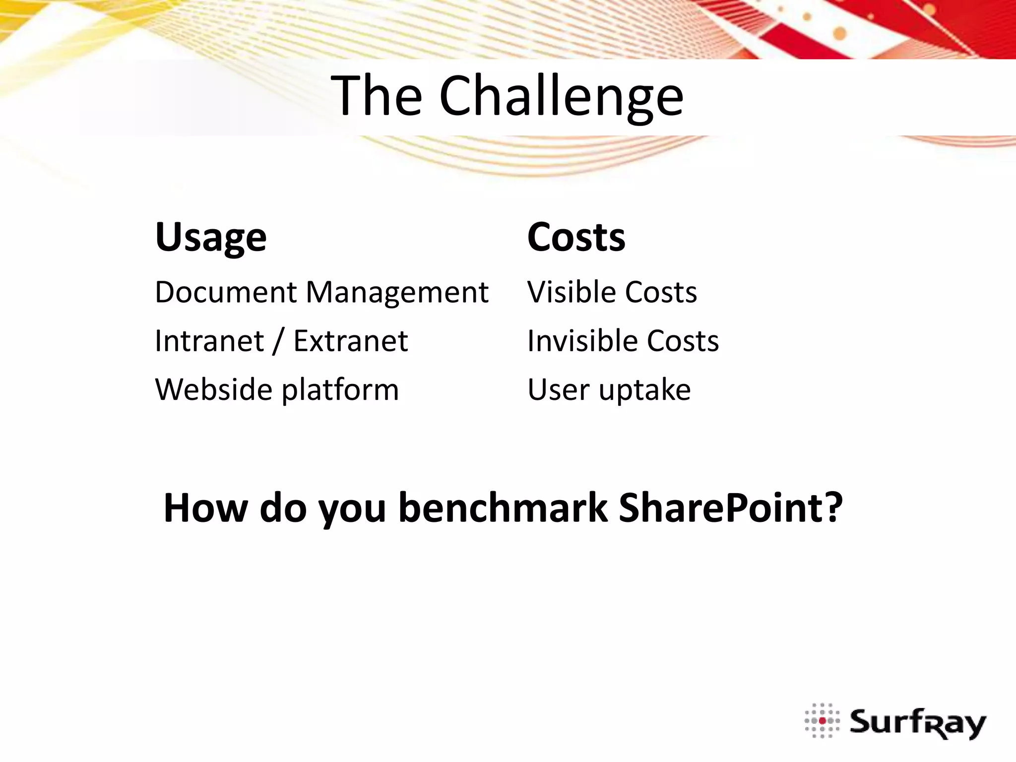 Benchmarking SharePoint: The SharePoint Maturity Model | PPT