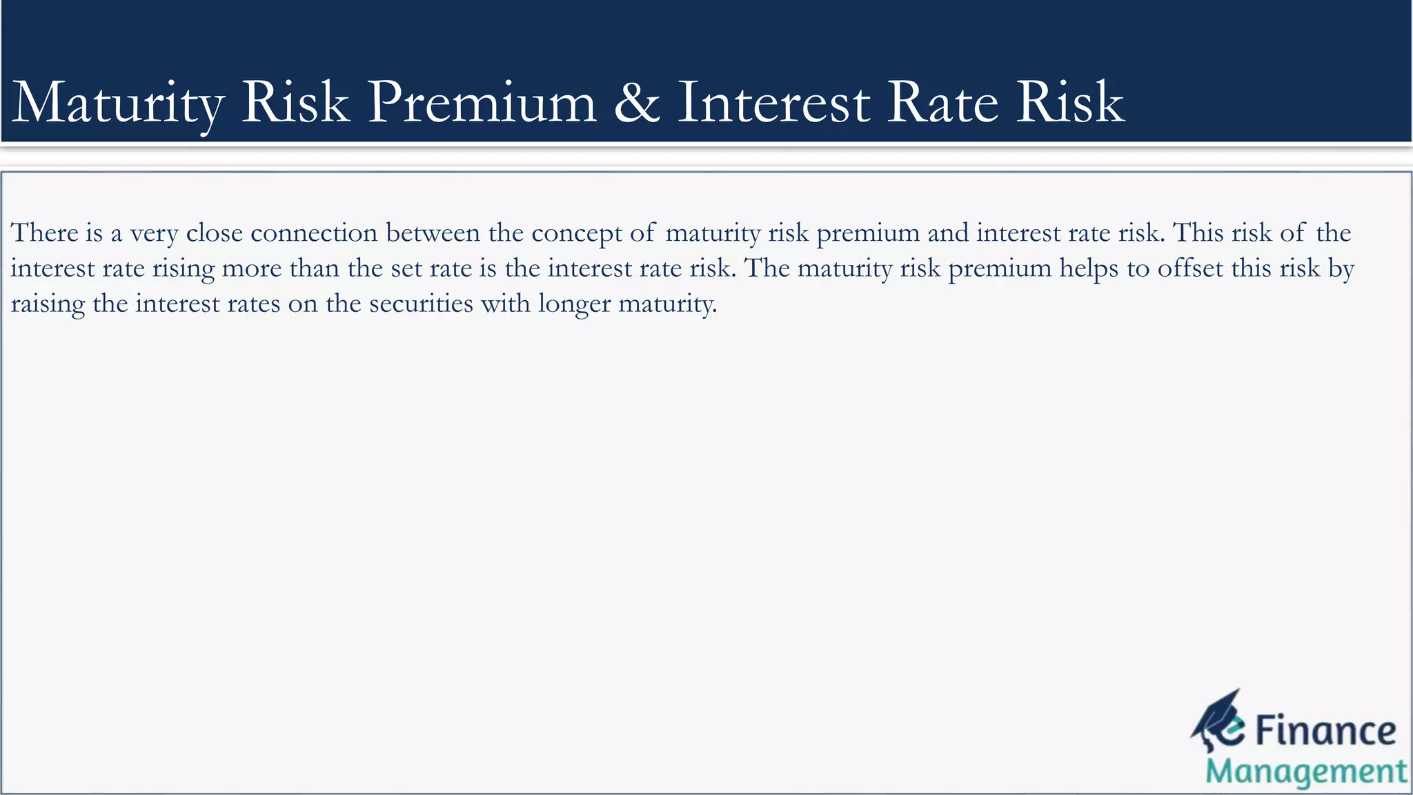 Maturity Risk Premium | PPTX | Business | Business and Finance