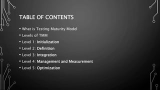 Maturity Testing Software DeveDevelopment Hemant | PPT