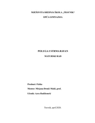 Poluga i strma ravan | PPTX