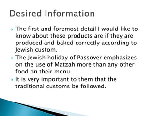 Matzah presentation roundtable | PPTX