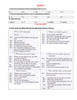 DE KIEM TRA NGHE TIENG ANH | PDF