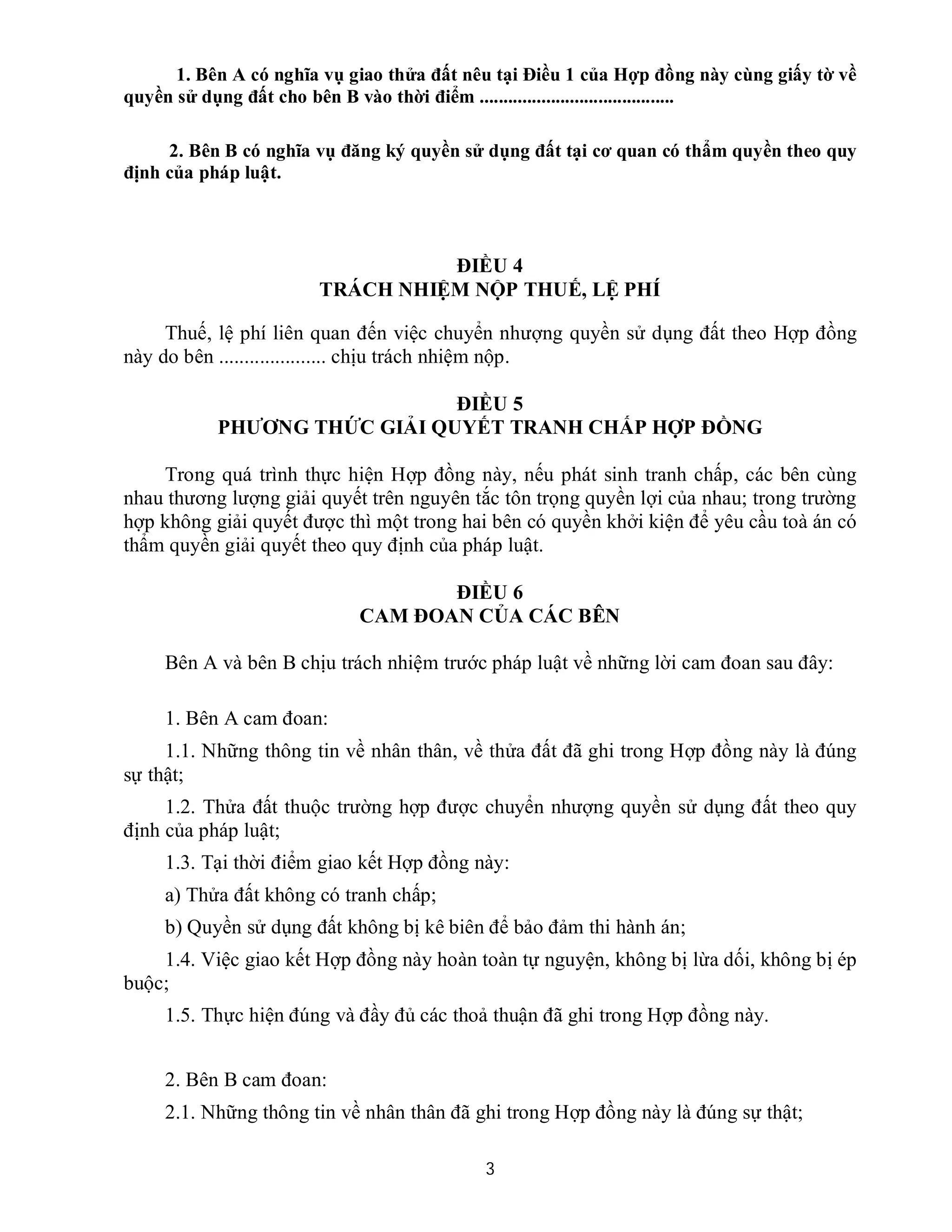 Mau hop-dong-chuyen-nhuong-quyen-su-dung-dat | PDF