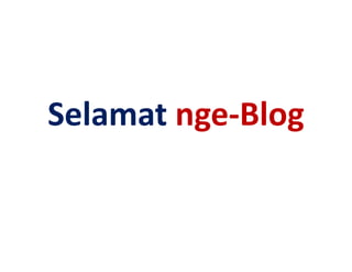 Mau Ngeblog | PDF