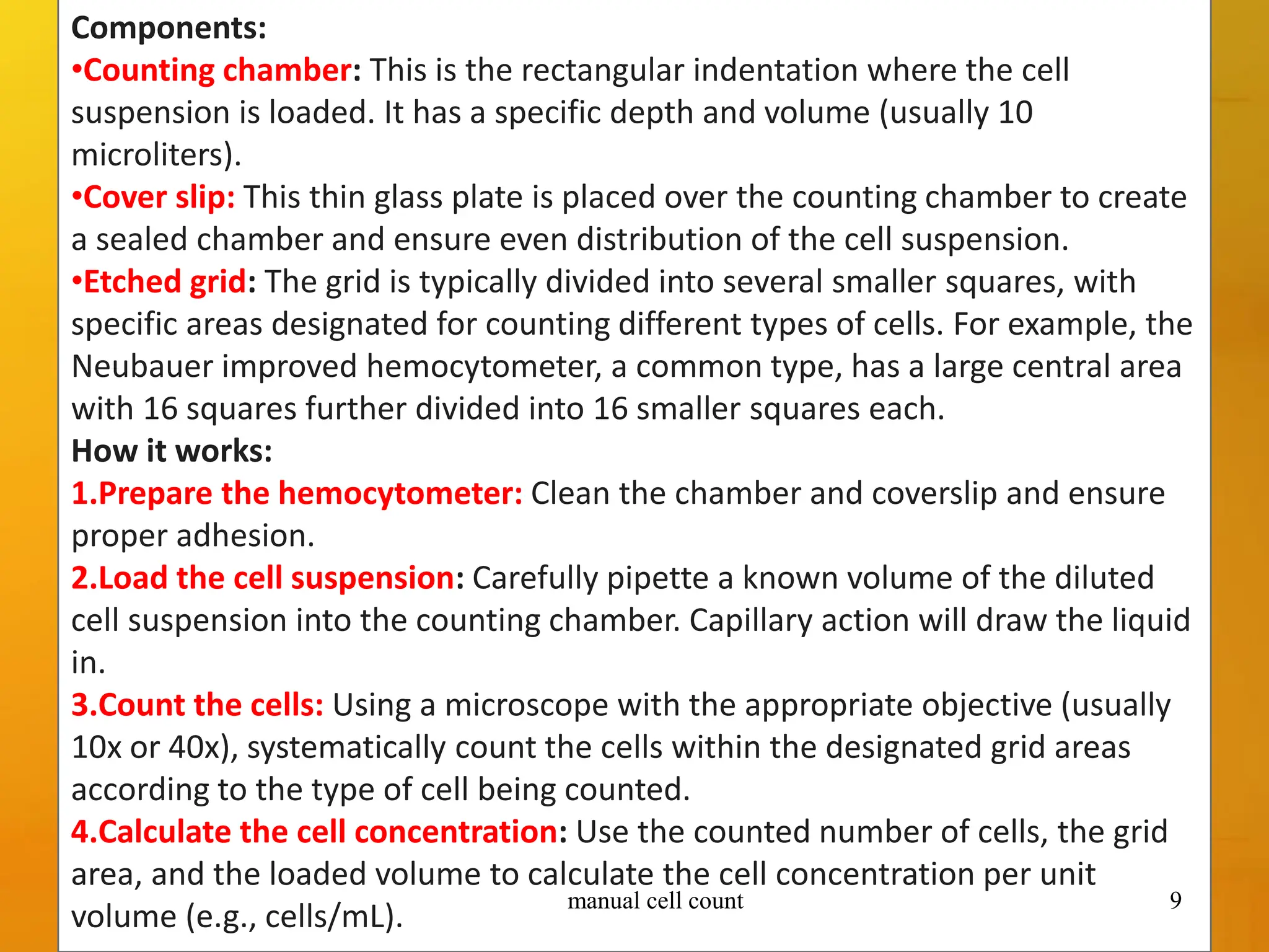 manual cell count.pdf | Blood Disorders | Diseases and Conditions