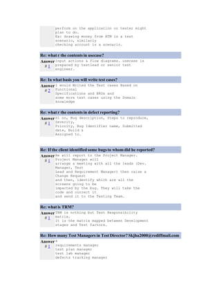Manual Testing. | PDF