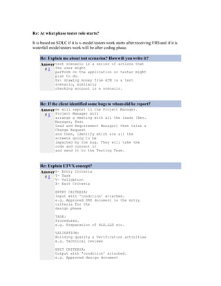 Manual Testing. | PDF