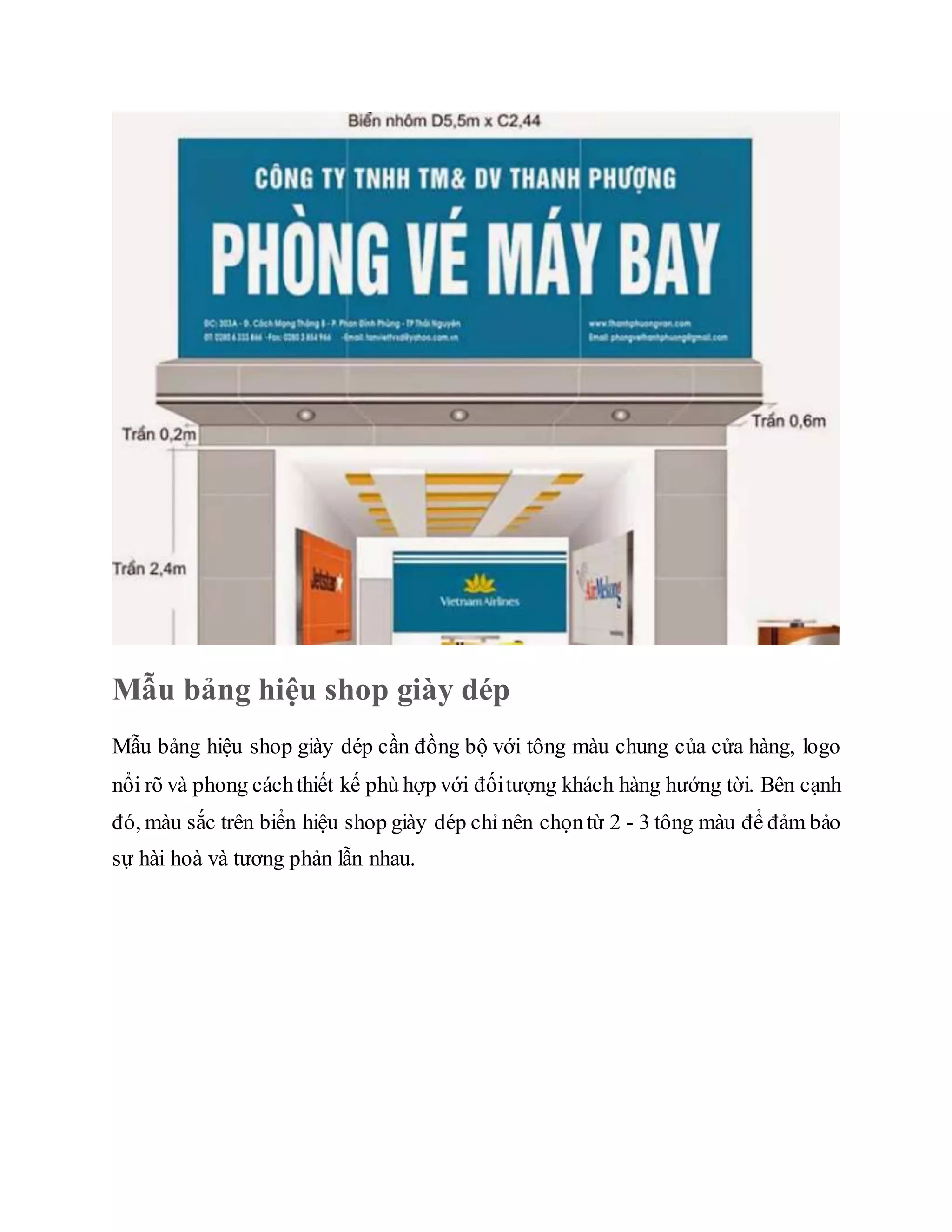 Làm Bảng Hiệu - Top 5+ mẫu thiết kế đẹp cho doanh nghiệp | DOCX