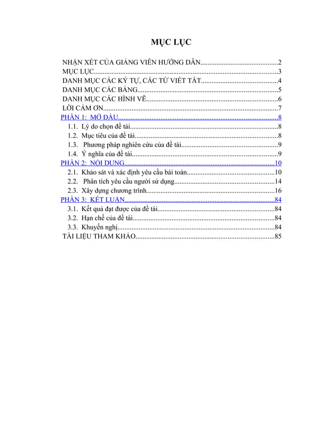 Mau bao cao project 1 | DOC