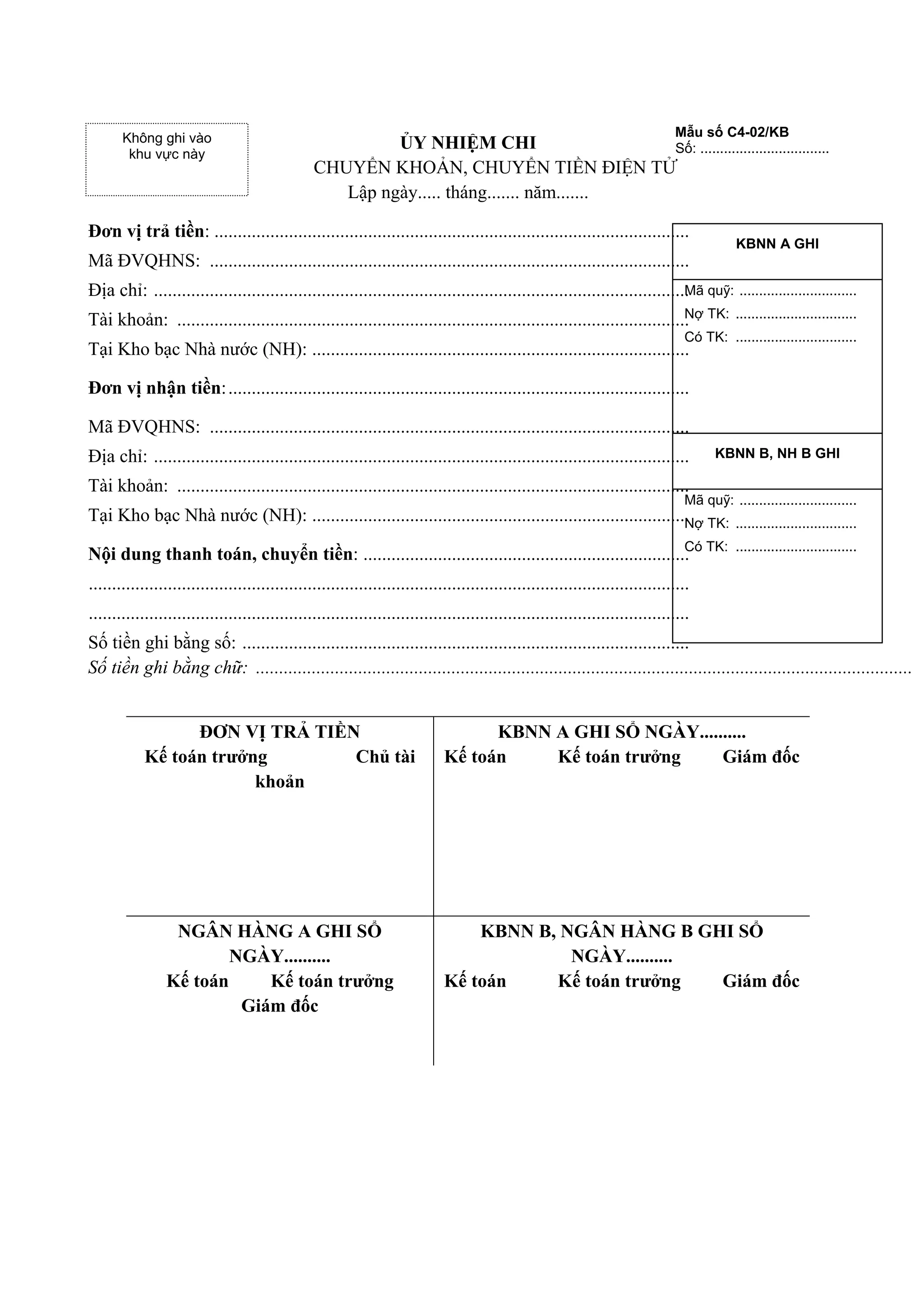 Mau bieu chung tu&so ke toan&bctc theo qd 15 | PDF