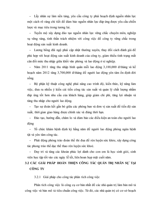 Mẫu báo cáo thực tập quản trị nguồn nhân lực hay nhất (9 điểm) | DOCX