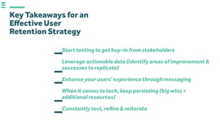 How to Launch an Effective User Retention Strategy | PPT