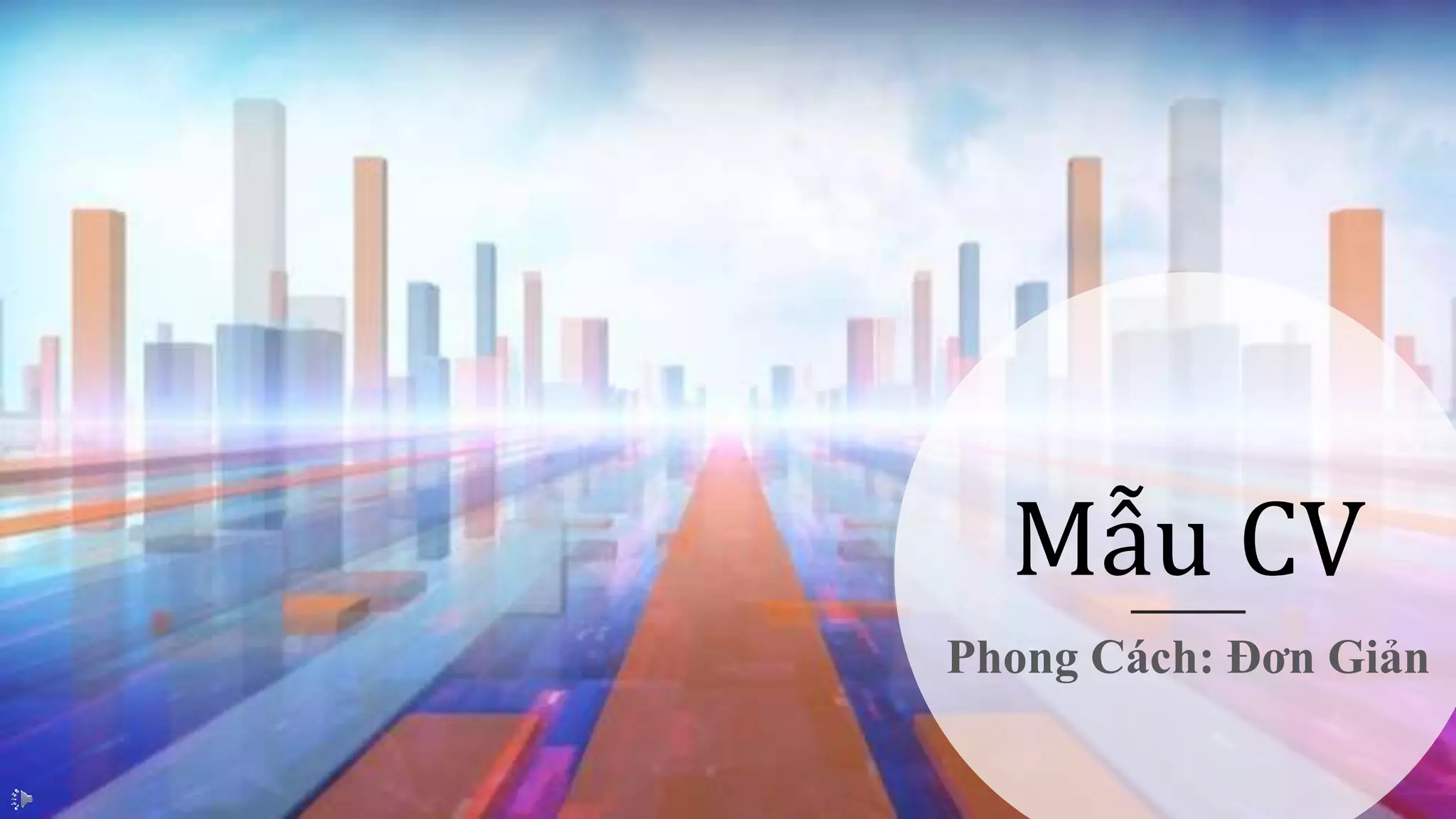 Mẫu CV Xin Việc Chưa Kinh Nghiệm | PPT