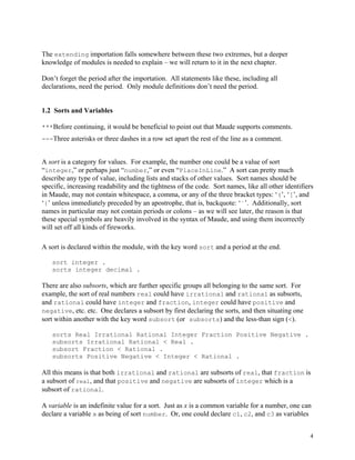 Maude primer | PDF