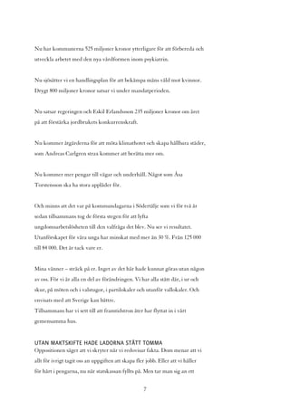 Maud Olofsson Tal Kommundagarna 2008 | PDF