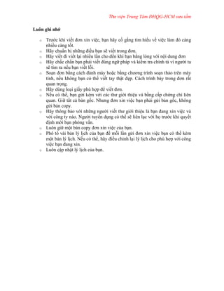 Mau Don Xin Viec | PDF