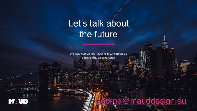 MAUD DESIGN | PPT