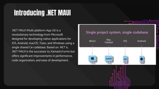 Modern Cross-Platform Apps with .NET MAUI | PDF