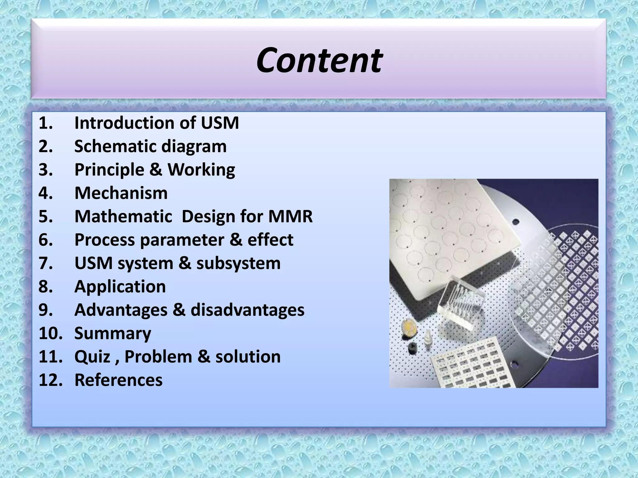 Ultrasonic Machining | PPTX