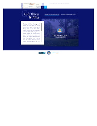 Mau landingpage giao duc tuyen sinh dai hoc thuong mai | PDF