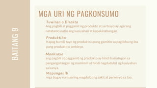 Maulas - Konsepto ng Pagkonsumo | PDF