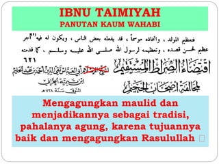 Kosep dan Dalil Maulid Nabi Muhammad SAW | PPTX