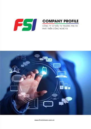 Mẫu thiết kế profile Công ty Phân phối FSI | PDF