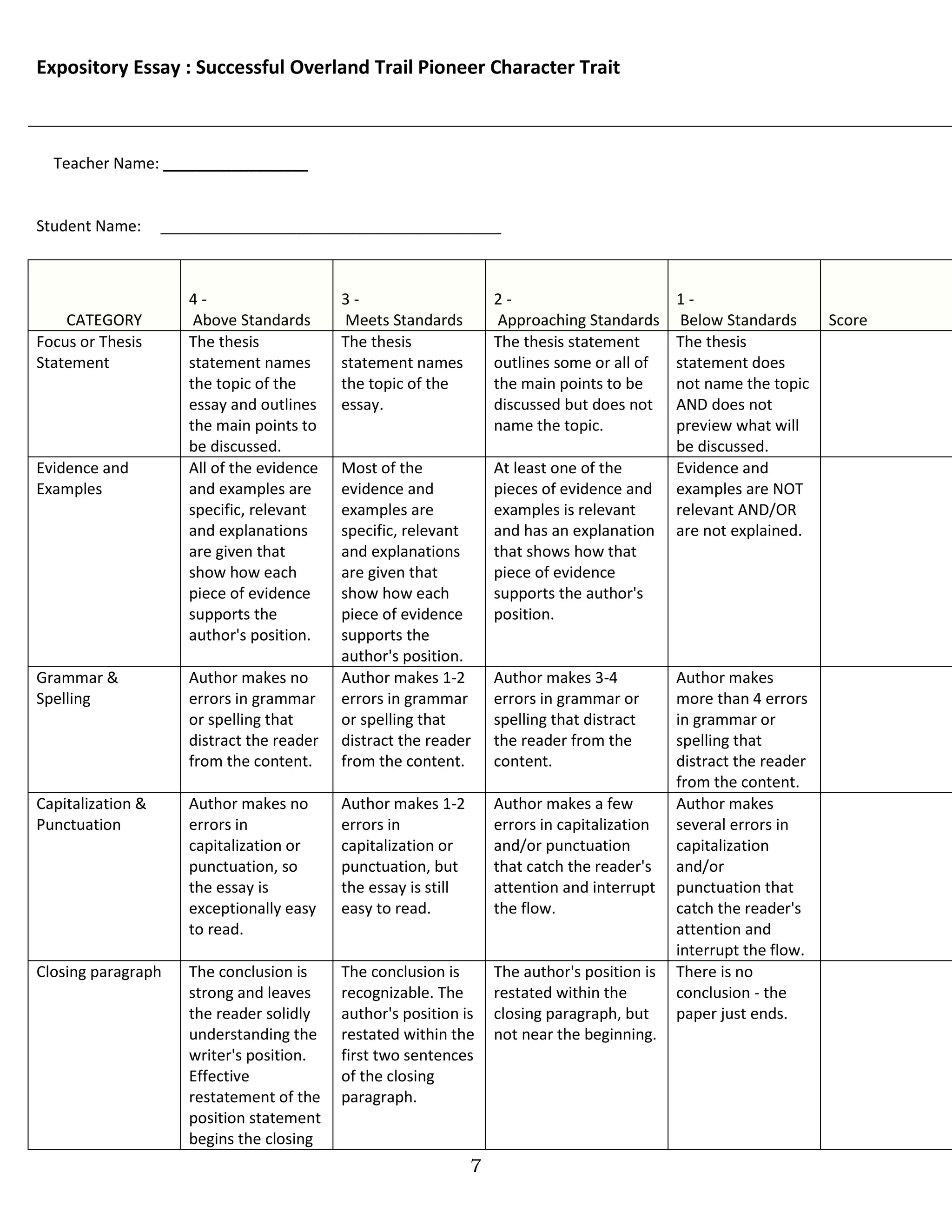 Maureen hamilton loc lesson-template overland trail | PDF