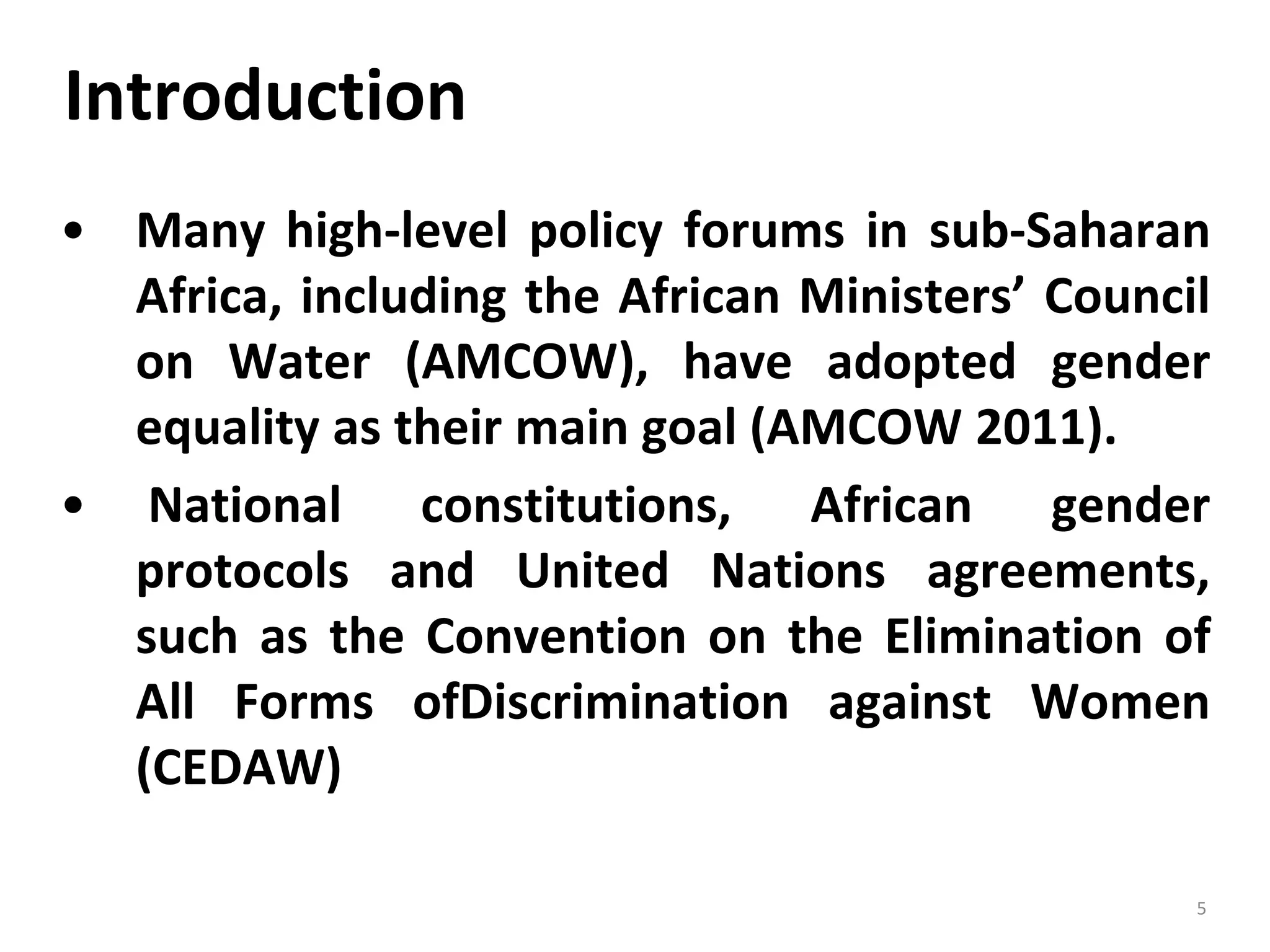 Maureen Mnimbo: Gender and irrigation | PPTX