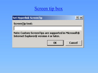 creating a hyperlink | PPTX