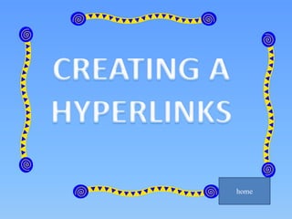 creating a hyperlink | PPTX