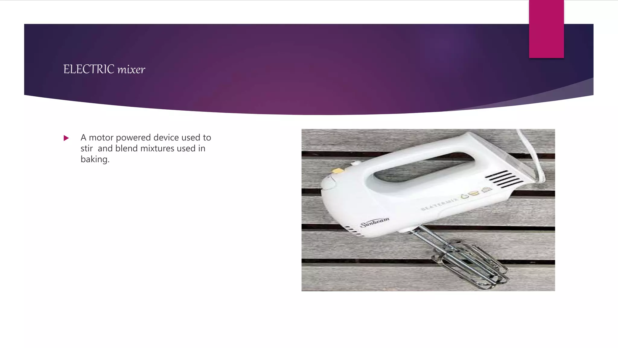 bread and pastry tools and equipment | PPTX