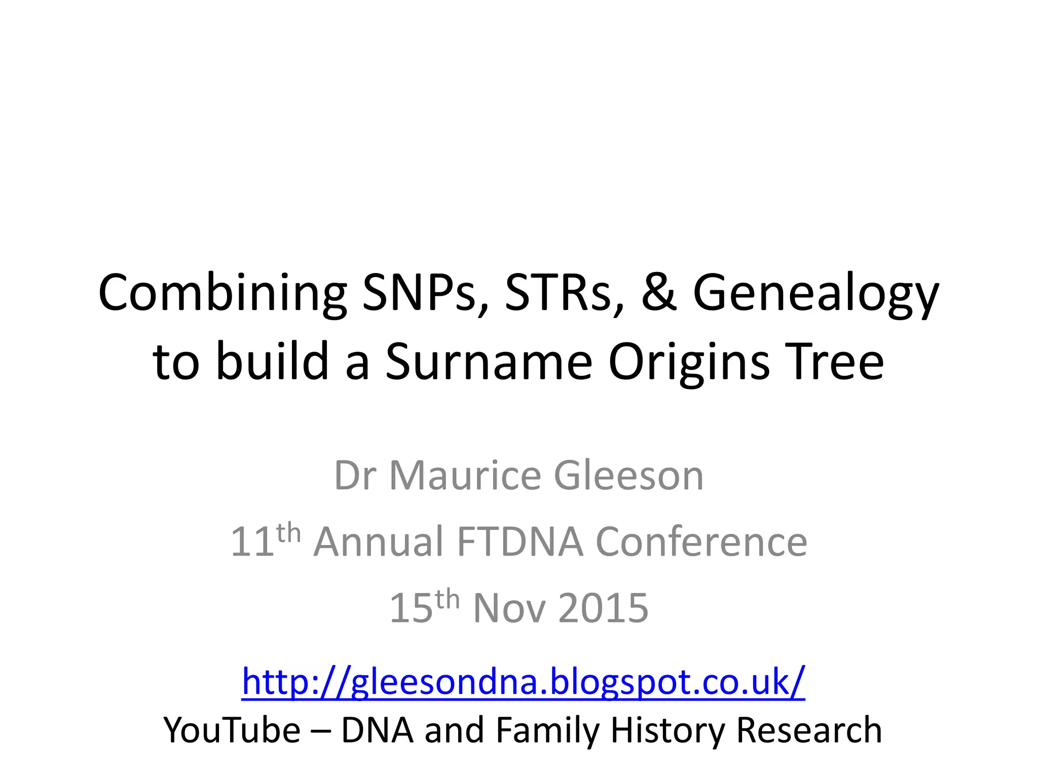 Building a Mutation History Tree | PPTX