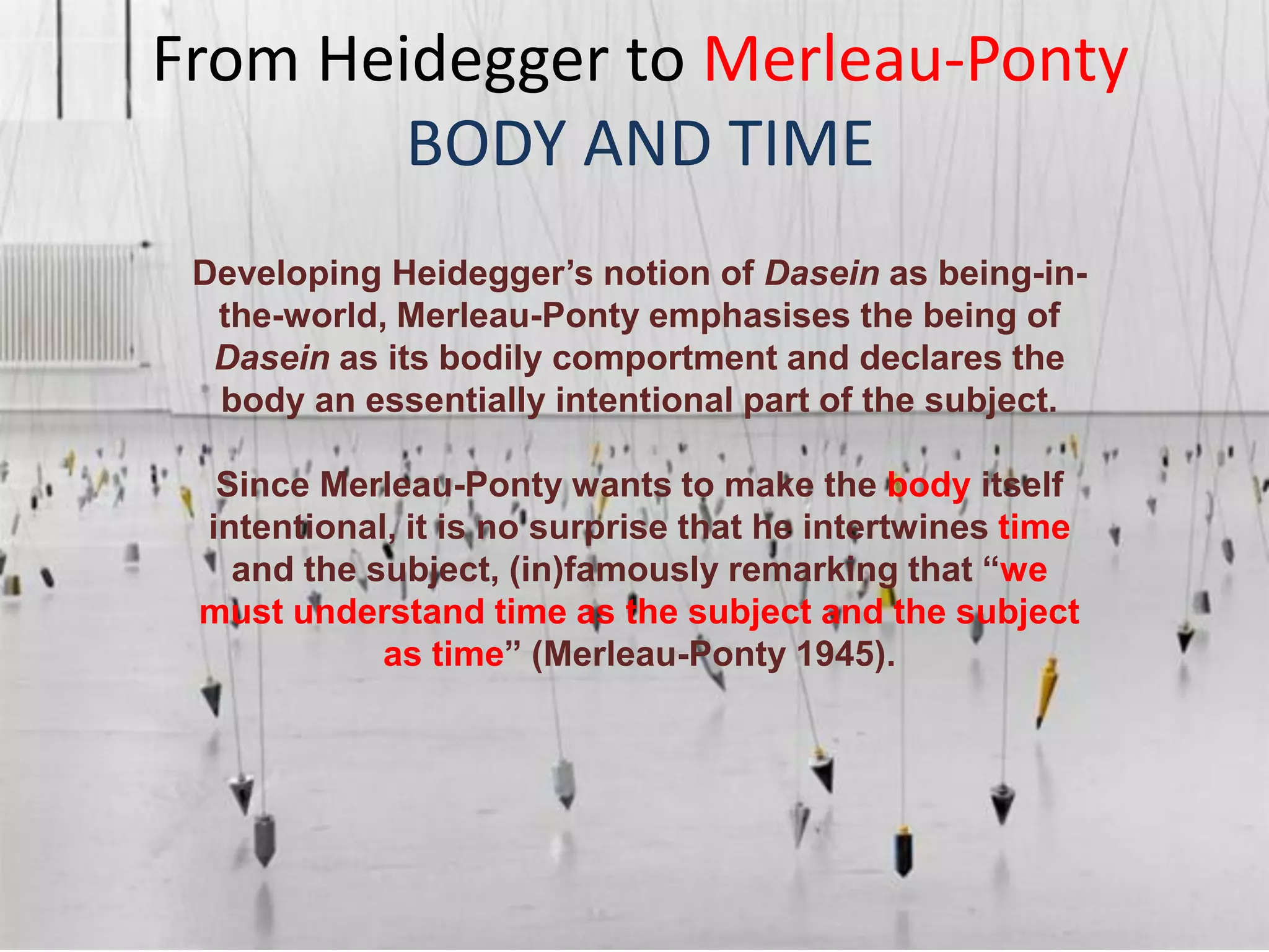 Maurice Merleau-Ponty’s approach to consciousness | PDF