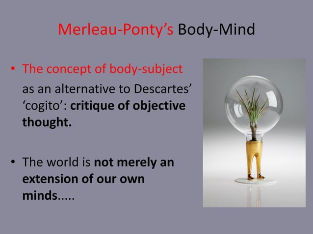 Maurice Merleau-Ponty’s approach to consciousness | PDF