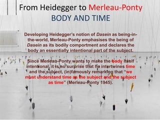 Maurice Merleau-Ponty’s approach to consciousness | PDF