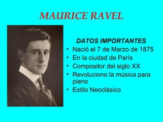 Maurice ravel | PPT
