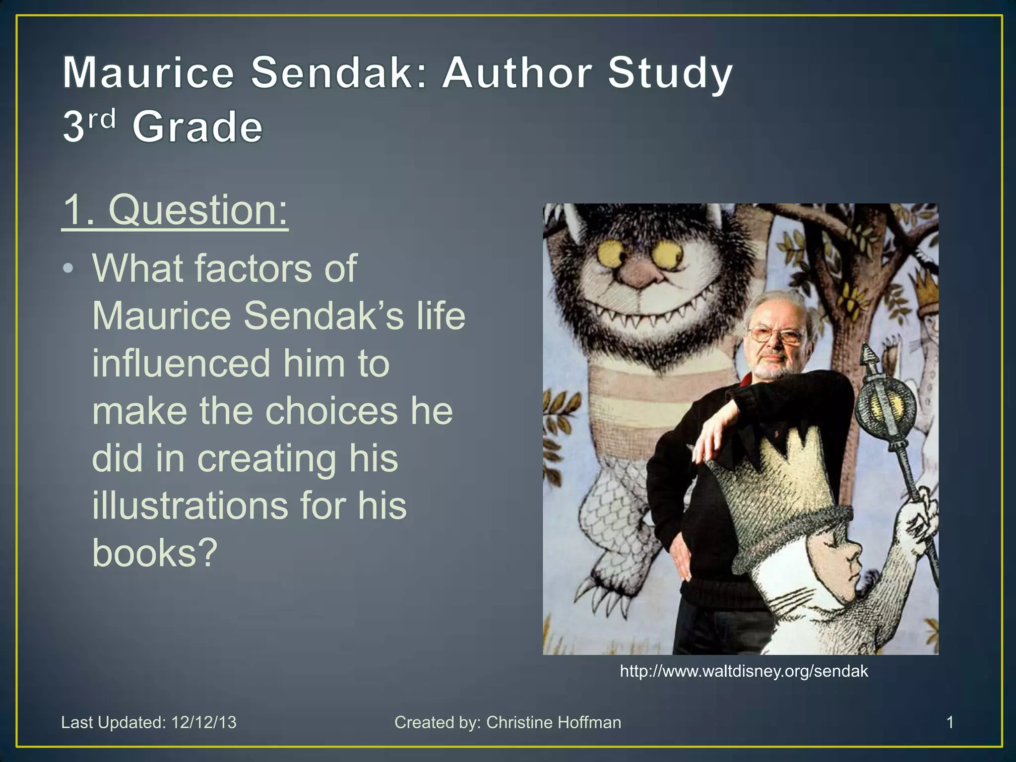 Maurice sendak | PPTX