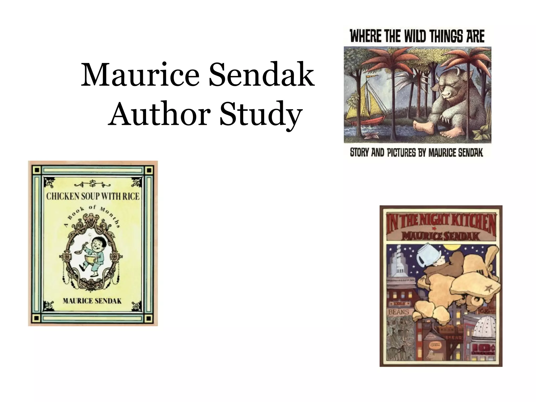 Maurice sendak author study | PPT