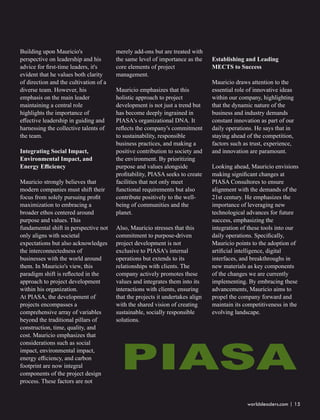 Mauricio Arce Lara: Setting New Standards for Consulting Excellence | PDF