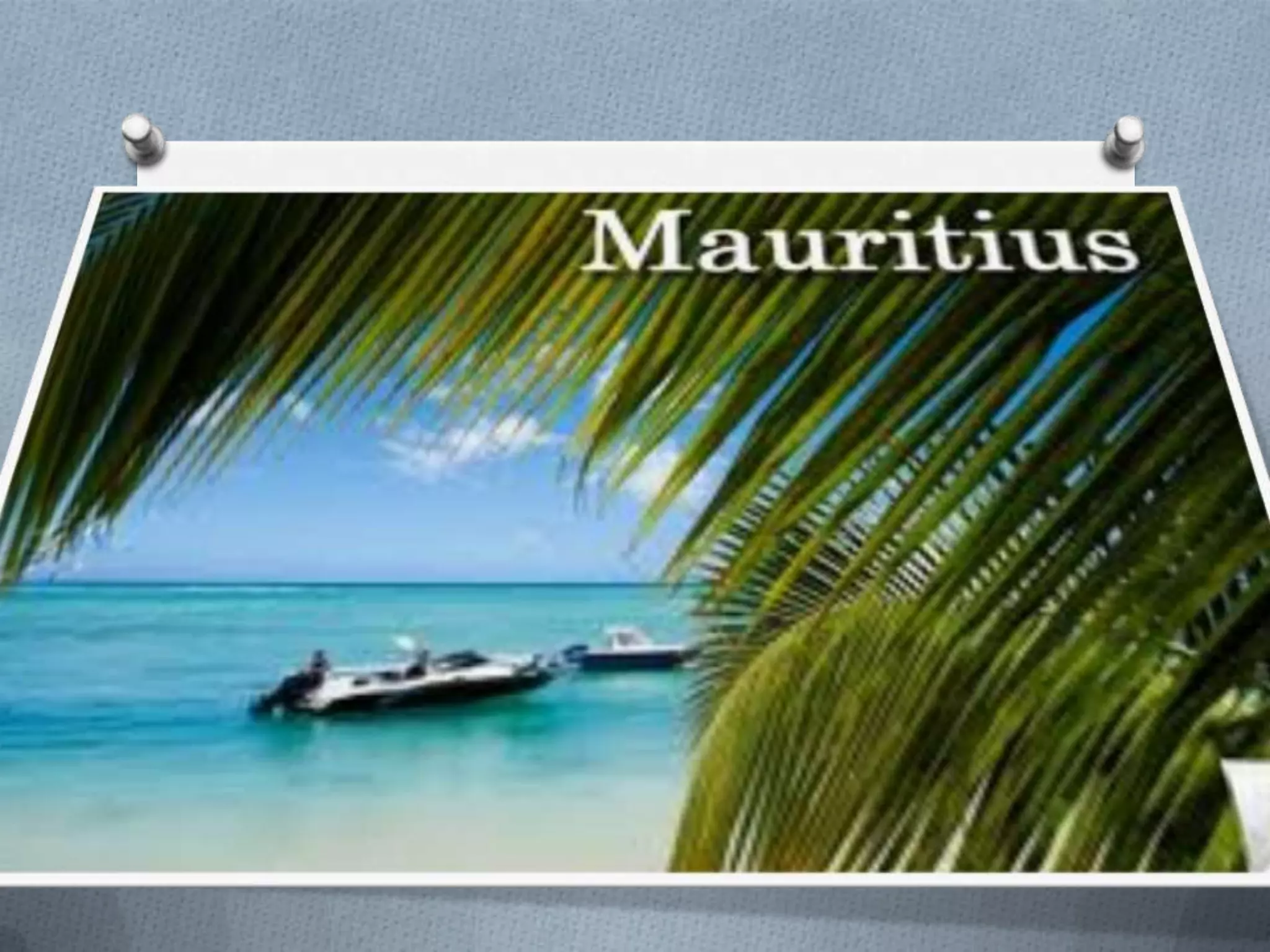 Mauritius a tourist destination | PPTX