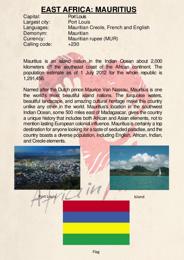 Country Description - Mauritius